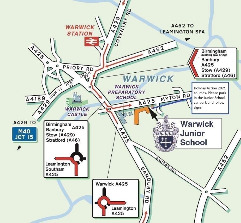 Warwick School - Location and Directions