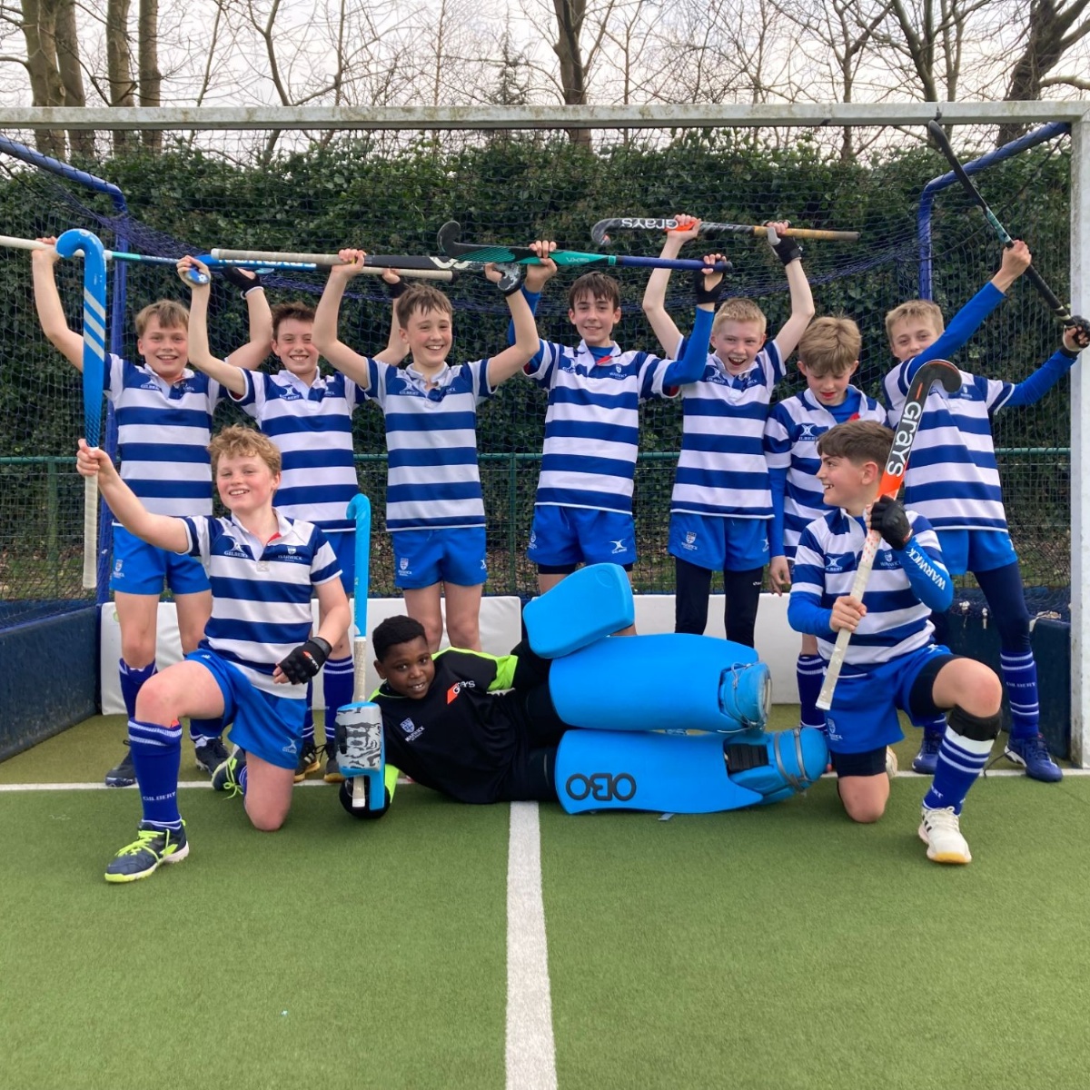 Warwick School - U12 Hockey - Warwickshire County Champions